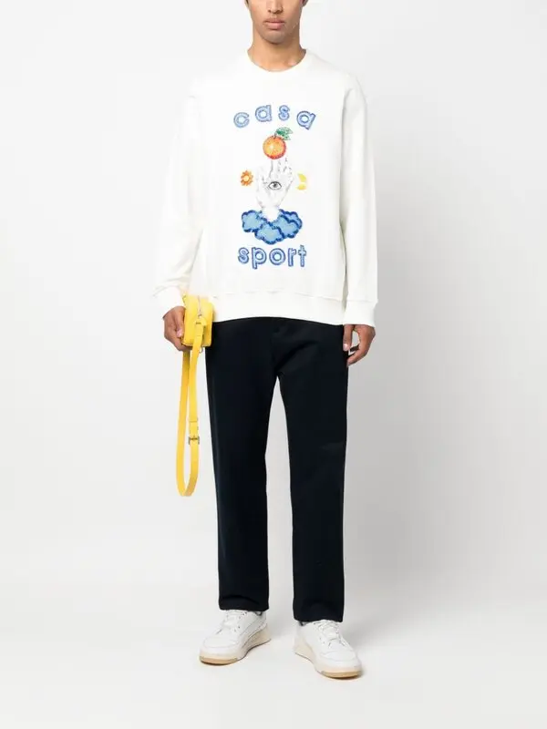Casablanca Casa Talisman Crew Neck Sweatshirt
