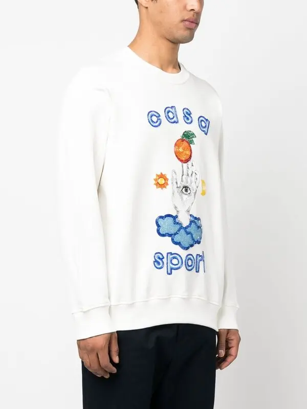 Casablanca Casa Talisman Crew Neck Sweatshirt