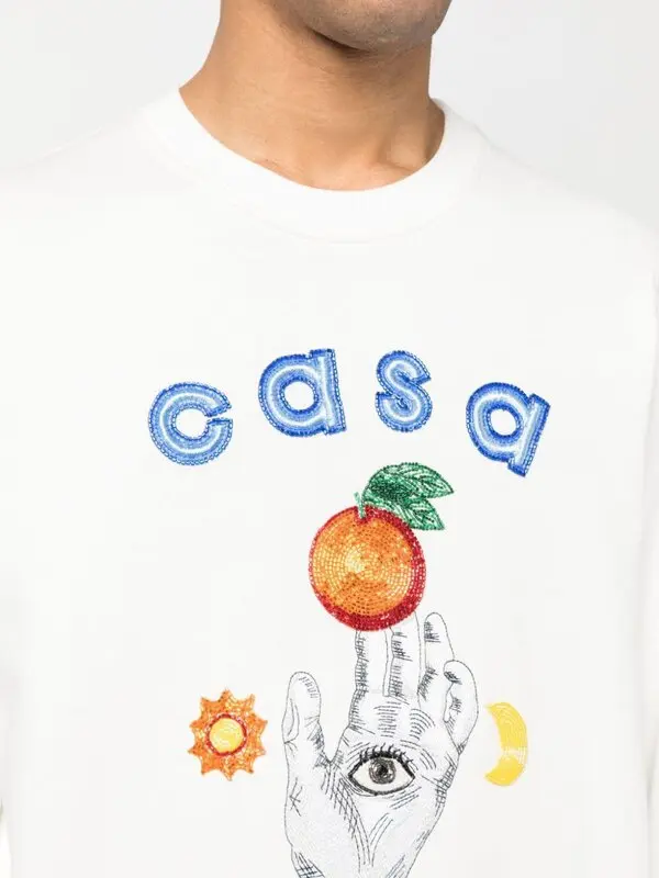 Casablanca Casa Talisman Crew Neck Sweatshirt