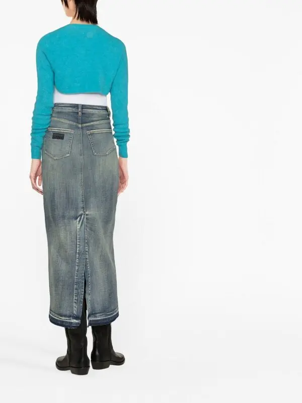 GANNI Knitted Cropped Bolero
