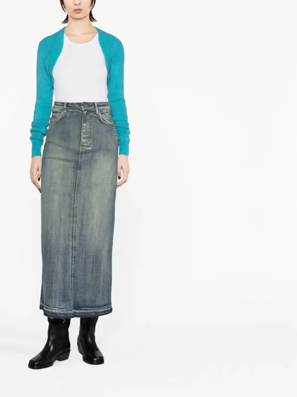 GANNI Knitted Cropped Bolero