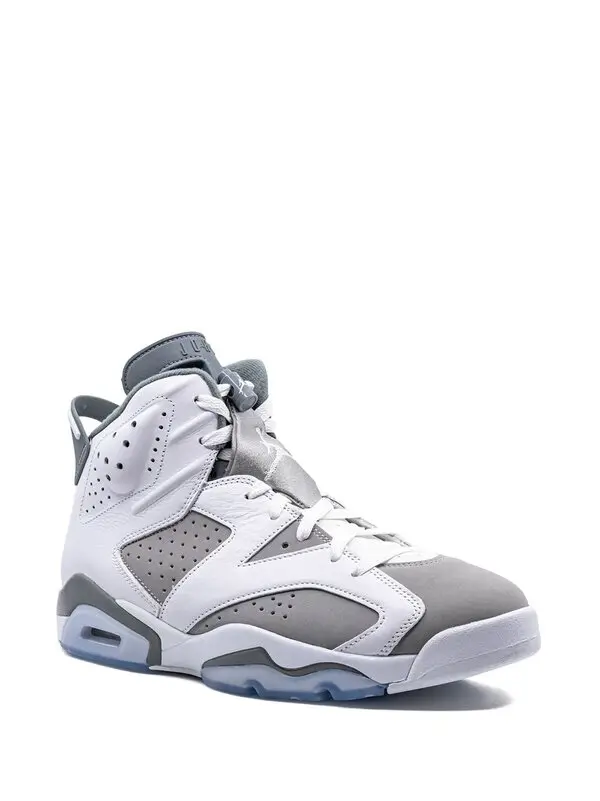 JORDAN Air 6 Cool Grey Sneakers - White