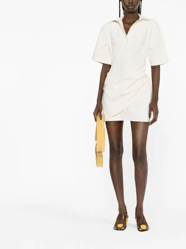 Jacquemus La Robe Camisa Shirt Dress - Neutrals