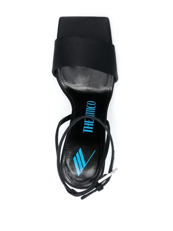 Attico Cheope 105mm Sandals - Black