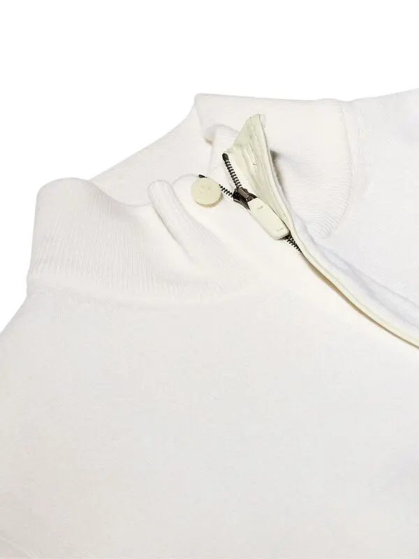 Zegna Half-zip Knit Jumper - White