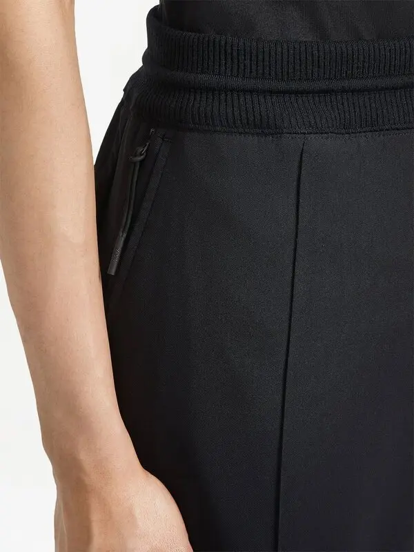 Zegna High Performance Wool Track Pants - Black
