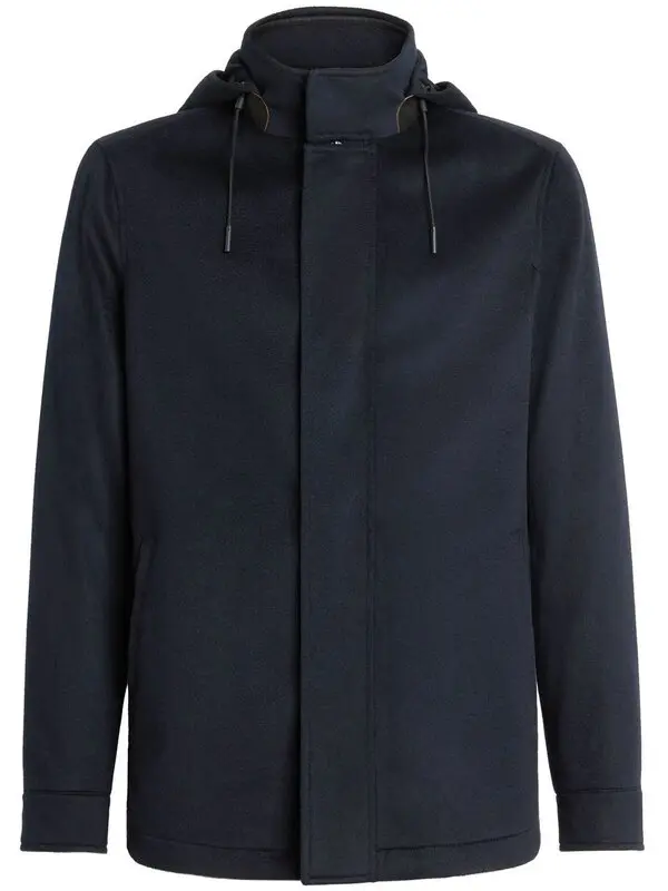 Zegna Cima Oasi Cashmere Over Jacket - Blue