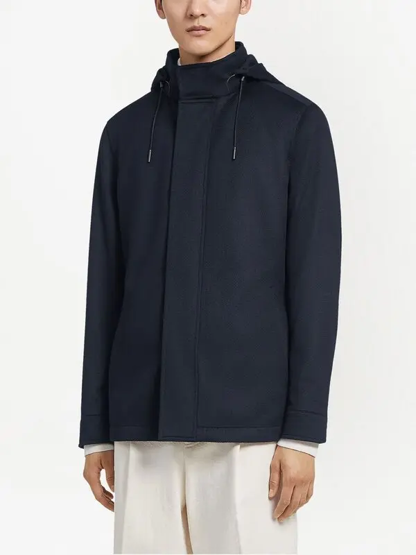 Zegna Cima Oasi Cashmere Over Jacket - Blue