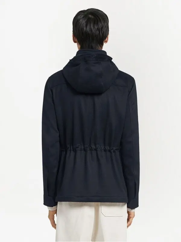 Zegna Cima Oasi Cashmere Over Jacket - Blue