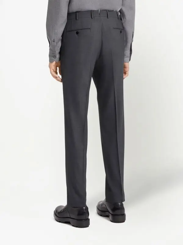 Zegna High Performance Tailored Wool Trousers