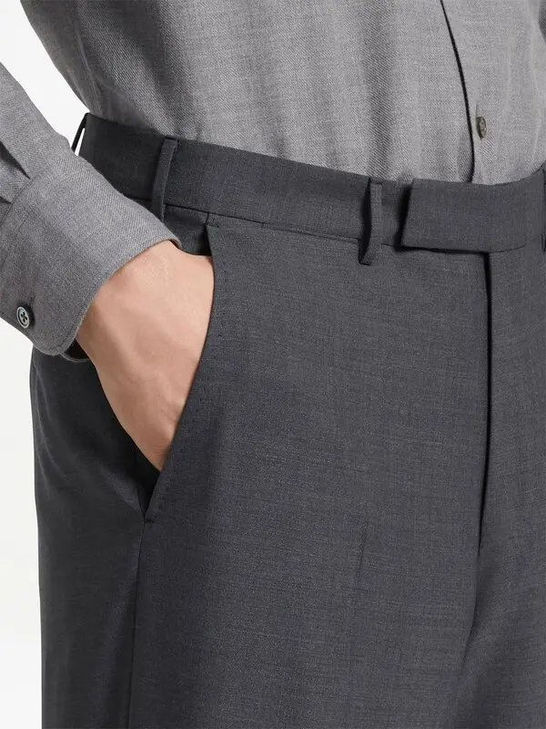 Zegna High Performance Tailored Wool Trousers