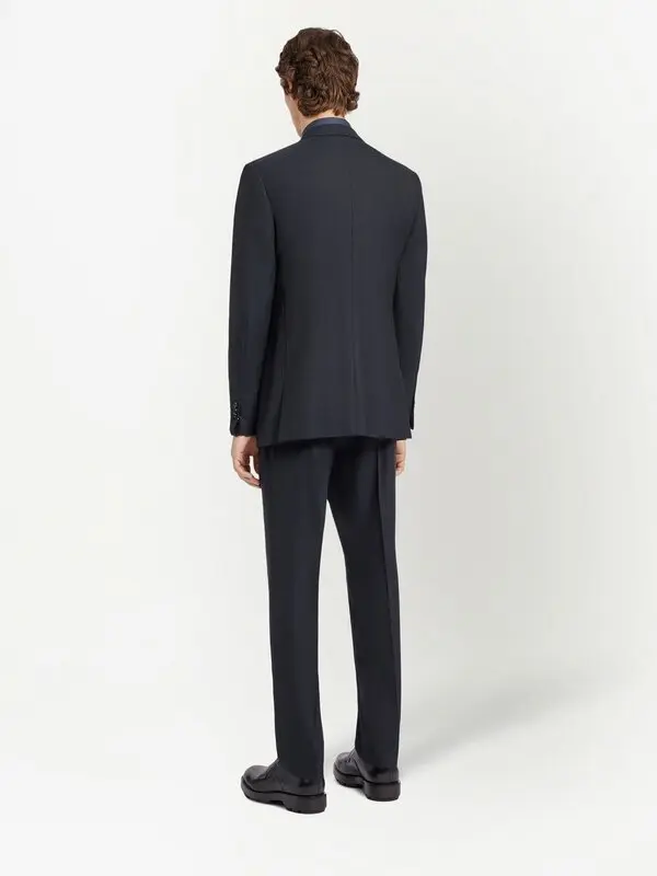 Zegna 15milmil15 Single-breasted Wool Suit - Blue