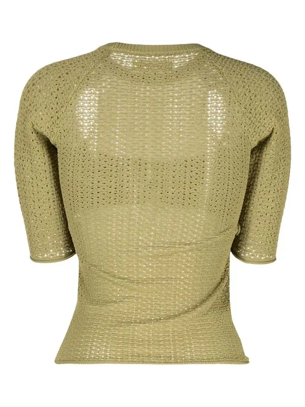MULLER OF YOSHIOKUBO Moss Tunnel Knitted Top
