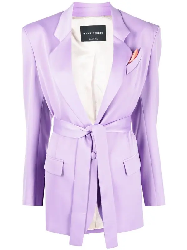 HEBE STUDIO Belted Blazer