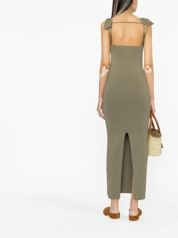Jacquemus La Robe Maille Alca Square-neck Dress