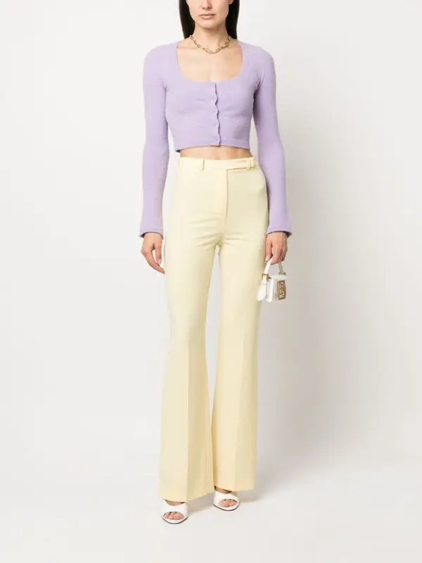 Patrizia Pepe High-waisted Flared Trousers