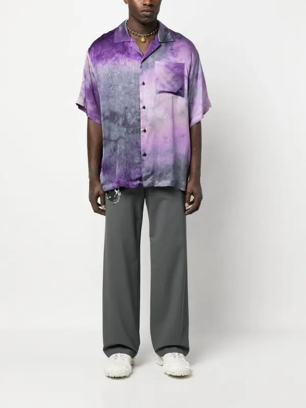 MSGM Logo-print Short-sleeve Shirt