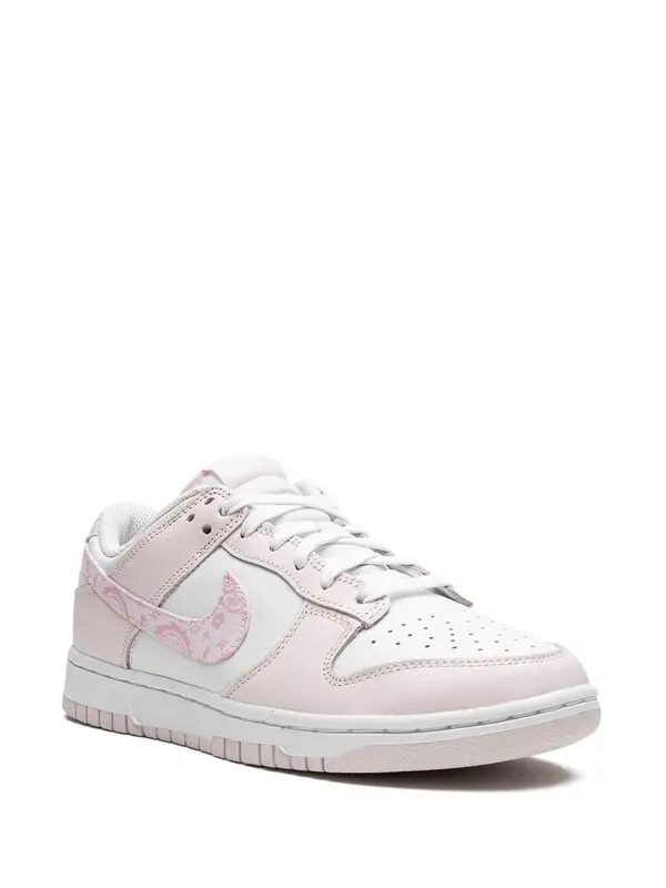 Nike Dunk Low Pink Paisley Sneakers - White