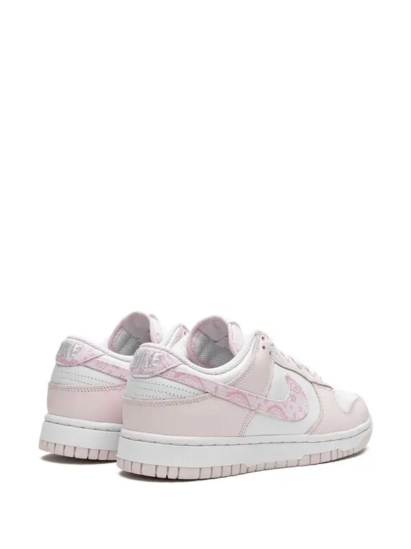 Nike Dunk Low Pink Paisley Sneakers - White
