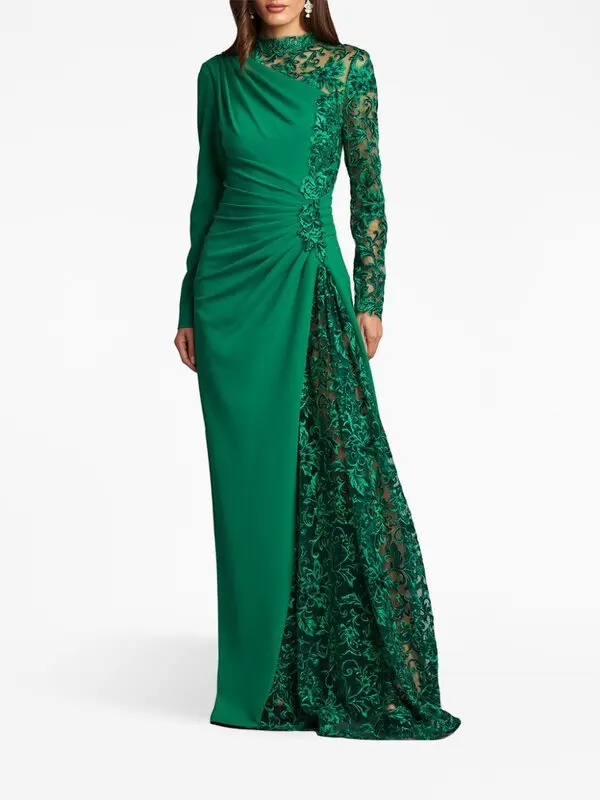 Tadashi Shoji Petra Draped Gown