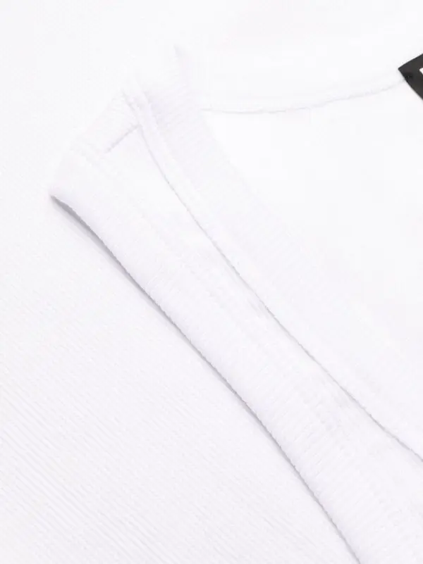 Dsquared2 Ribbed Cotton Tank Top - White