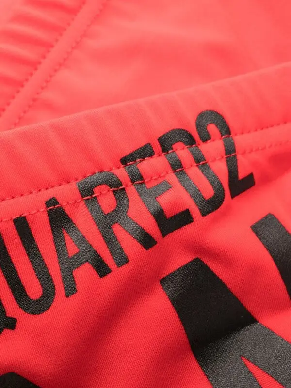 Dsquared2 Logo-print Swimming Trunks - Red