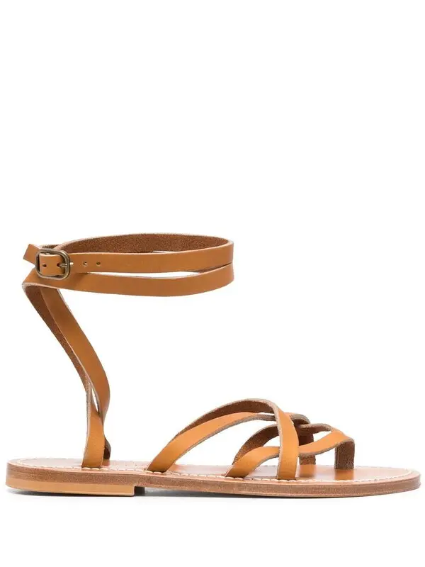 K.JACQUES Zeno Calf-leather Sandals - Brown