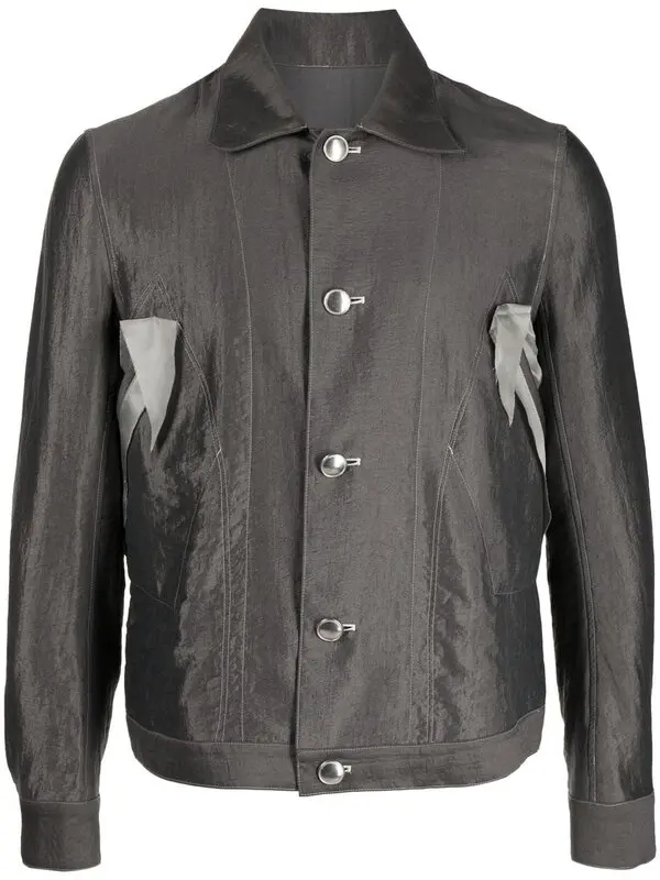 SULVAM Button-up Long-sleeved Shirt