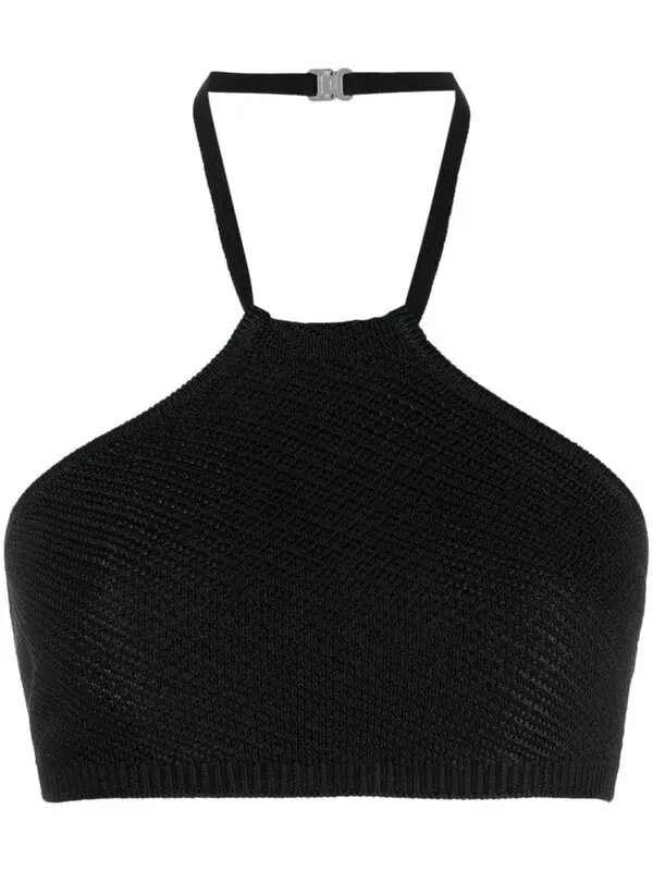1017 Alyx 9sm Knitted Buckle Top - Black