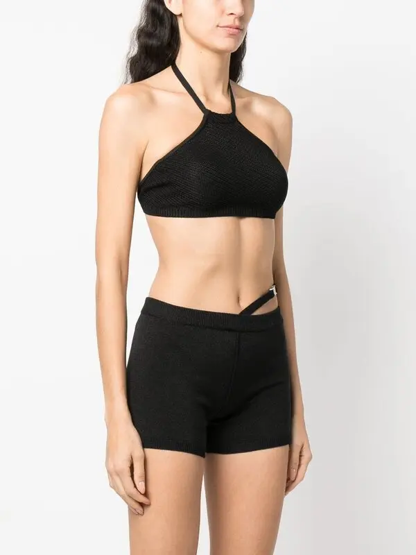 1017 Alyx 9sm Knitted Buckle Top - Black