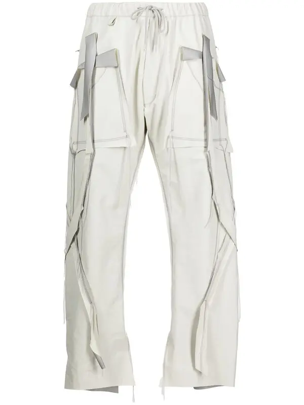 SULVAM Panelled Nylon Trousers