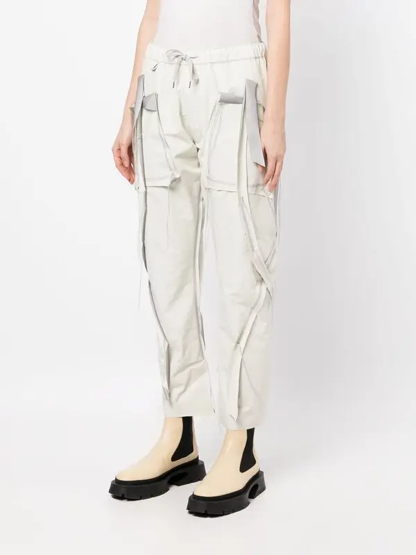 SULVAM Panelled Nylon Trousers