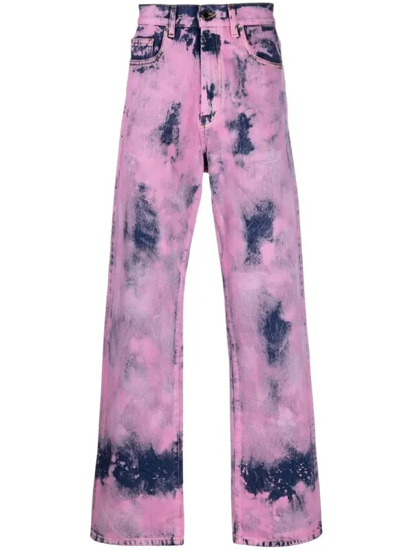 DARKPARK Tie-dye Straight-leg Jeans