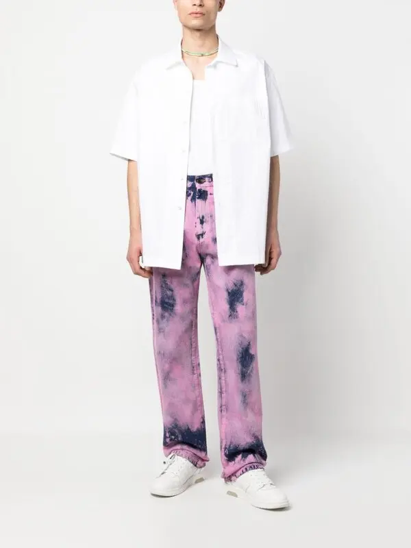 DARKPARK Tie-dye Straight-leg Jeans