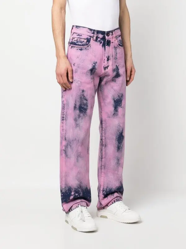 DARKPARK Tie-dye Straight-leg Jeans