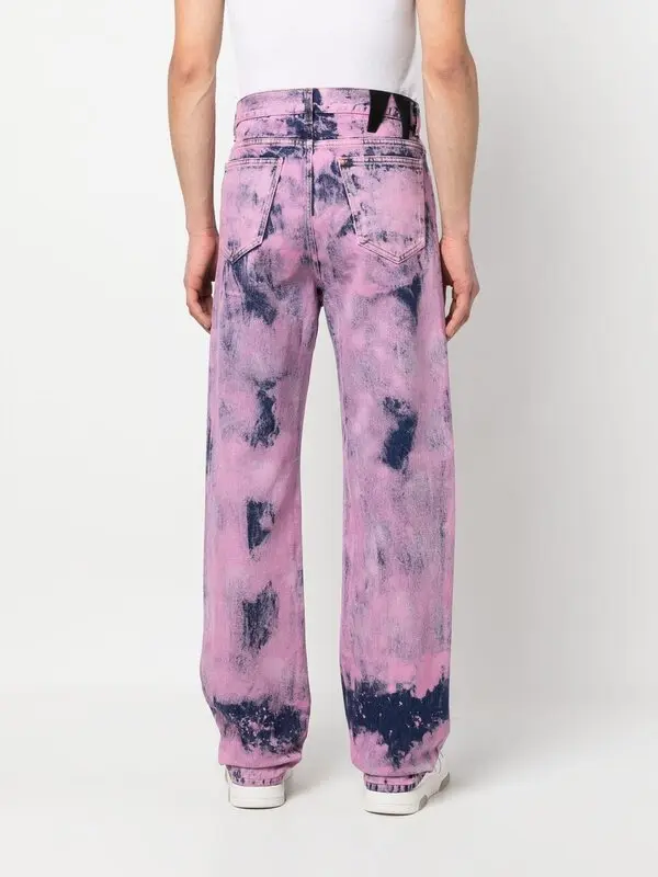 DARKPARK Tie-dye Straight-leg Jeans