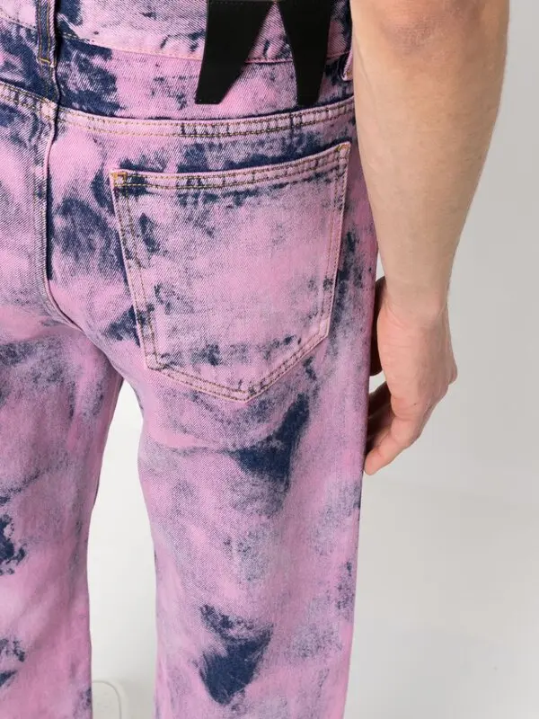 DARKPARK Tie-dye Straight-leg Jeans