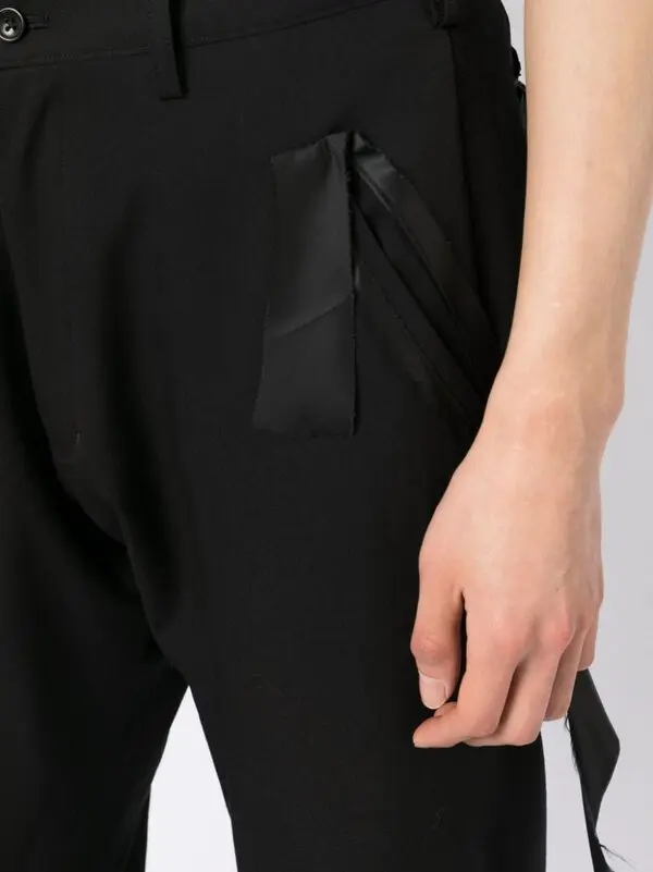SULVAM Straight-leg Wool Trousers