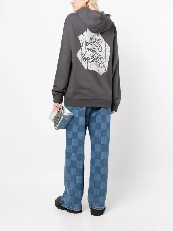 OBJECTS IV LIFE Logo-print Cotton Hoodie