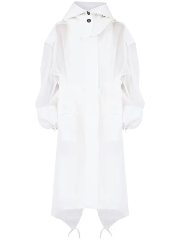 FERRAGAMO Unlined Organza Trench