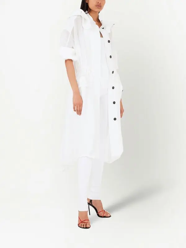 FERRAGAMO Unlined Organza Trench