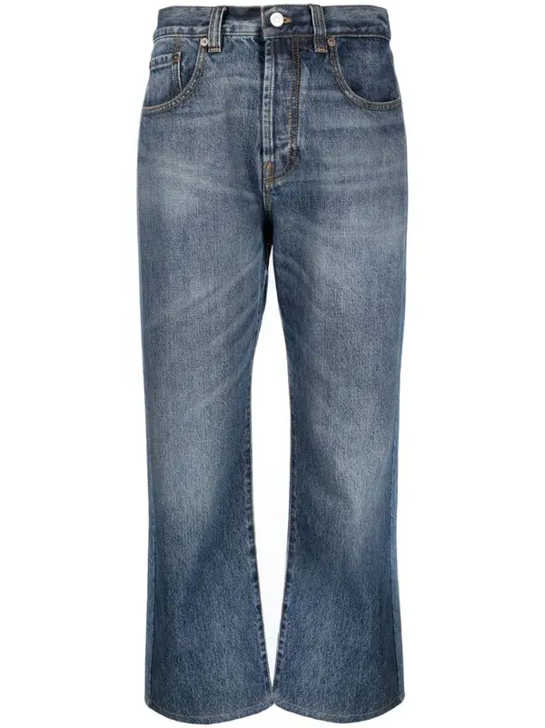 Victoria Beckham Cropped Flared Jeans