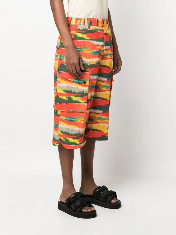 Dsquared2 Abstract-print Cargo Shorts