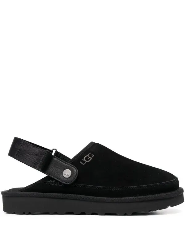 UGG Goldencoast Suede Clogs - Black