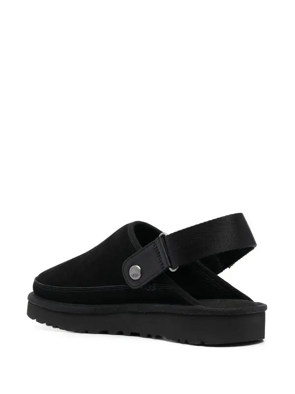 UGG Goldencoast Suede Clogs - Black