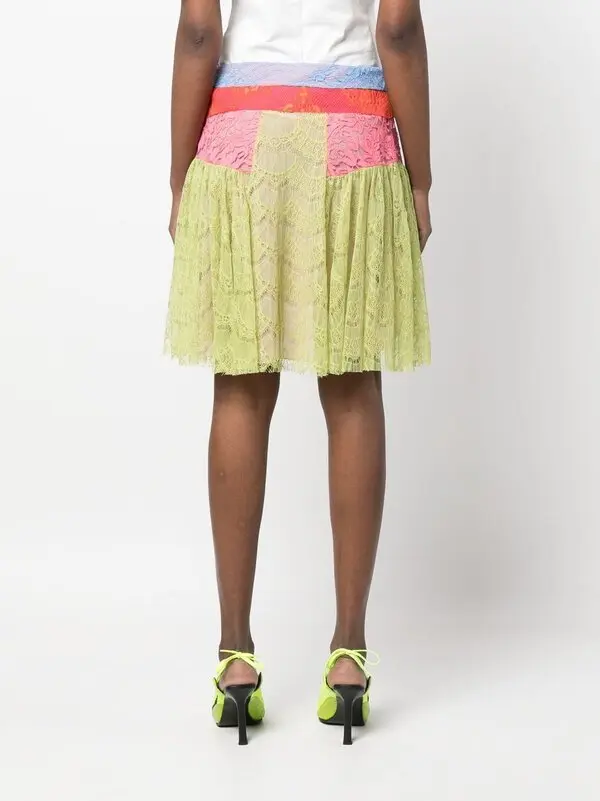 Dsquared2 Chantilly-lace Asymmetric Skirt