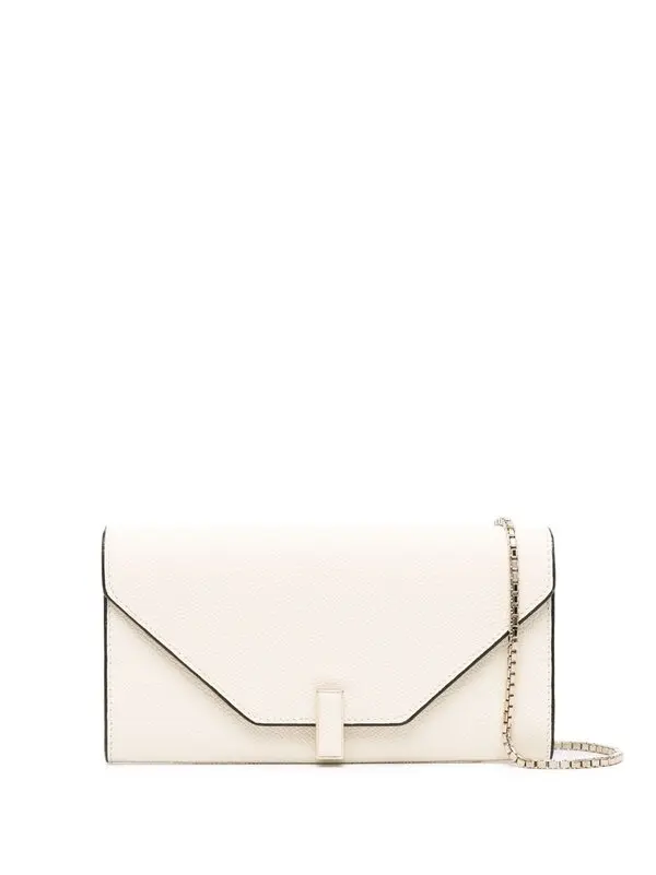 VALEXTRA Chain-strap Shoulder Bag - White