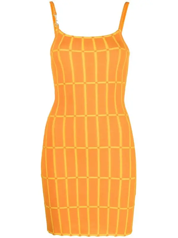 Jacquemus Maille Malha Fitted Dress
