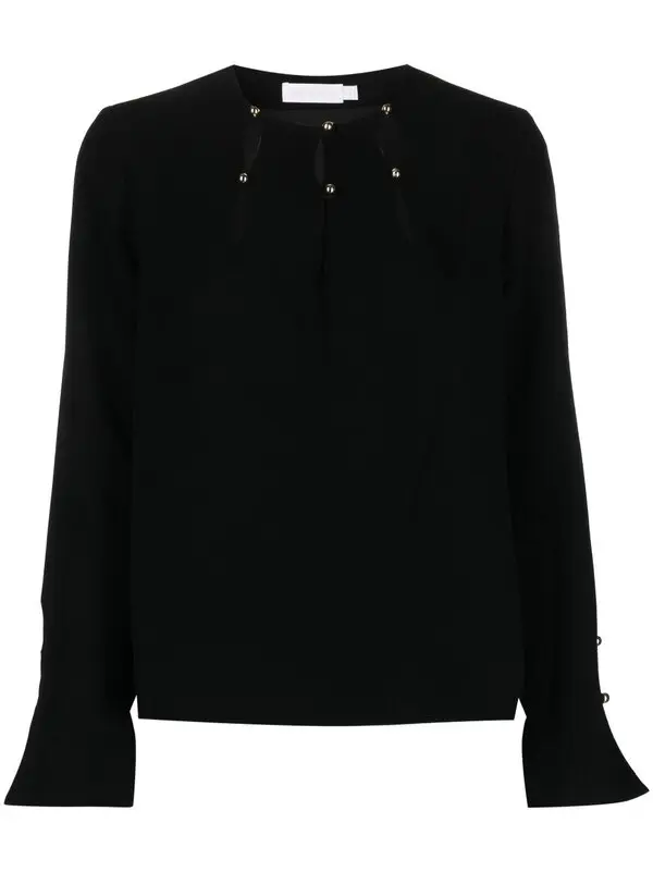 Simkhai Sharon Long-sleeve Blouse