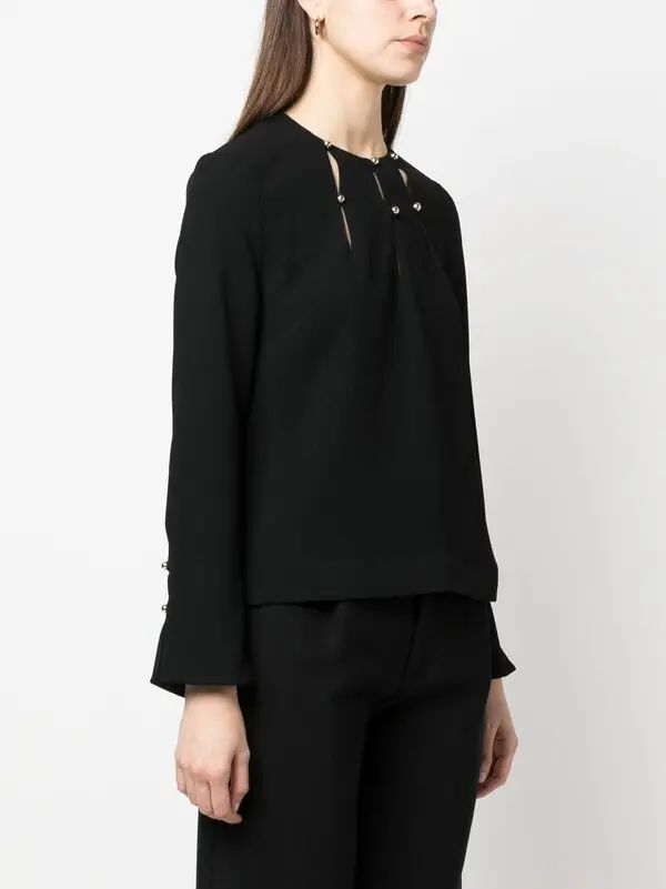Simkhai Sharon Long-sleeve Blouse